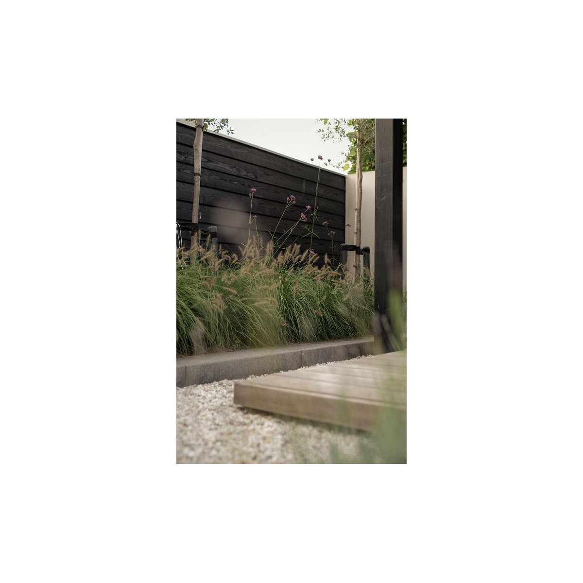 175mm wide black painted barn lap (feather edge) | Pennyhill Timber Ltd